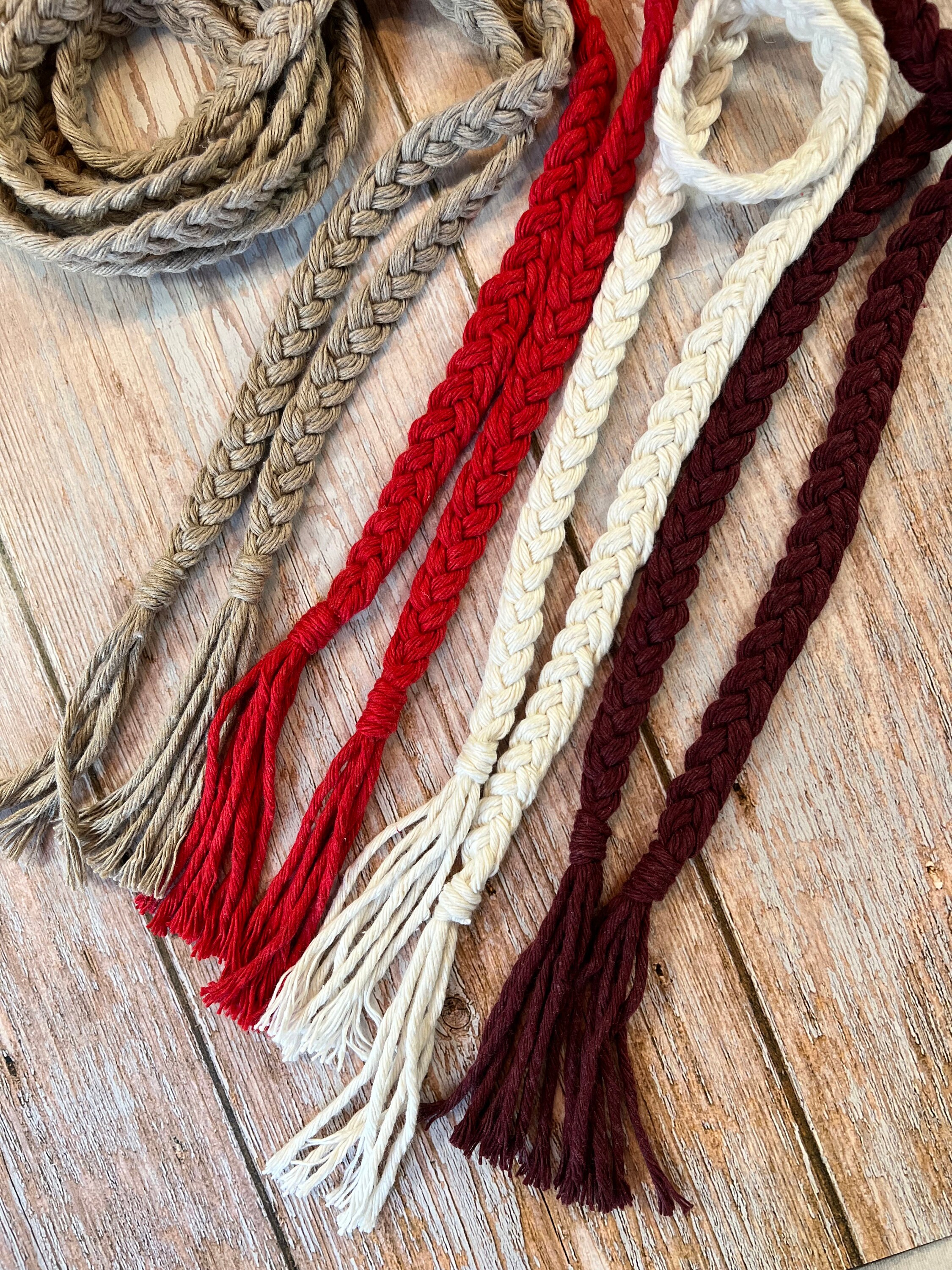 Narrow Braided Waist Belt Thin Braided Rope Belt Braided - Etsy