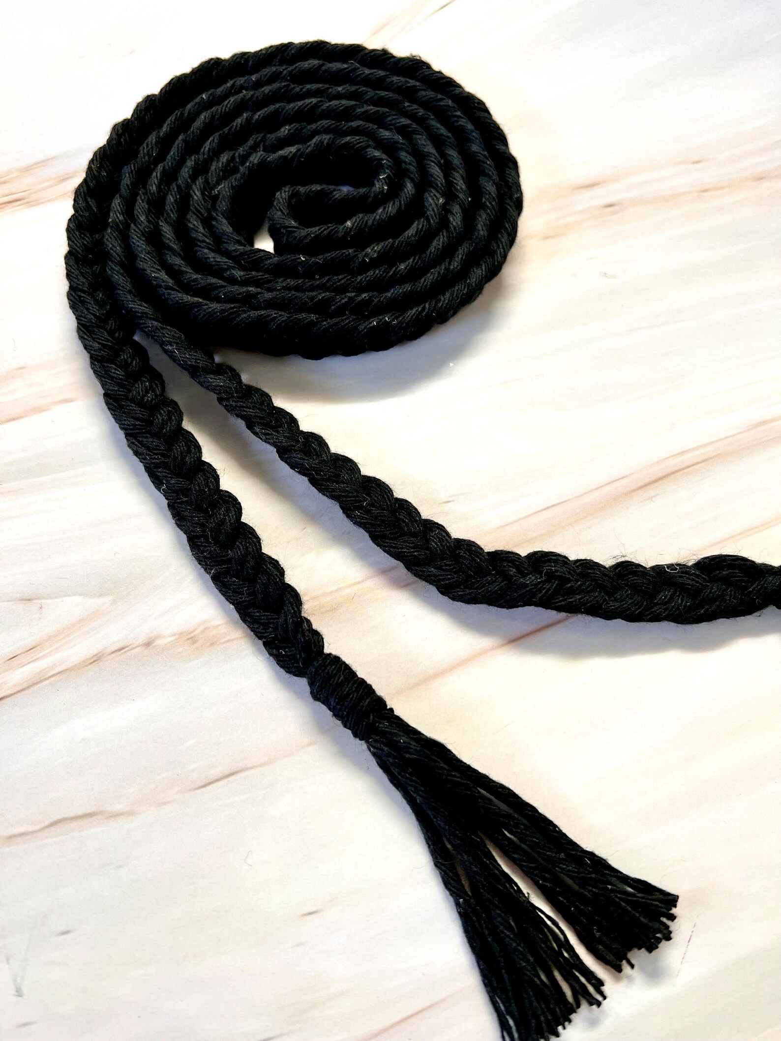 Narrow Braided Waist Belt , Thin Braided Rope Belt, Braided Cotton Wrap ...