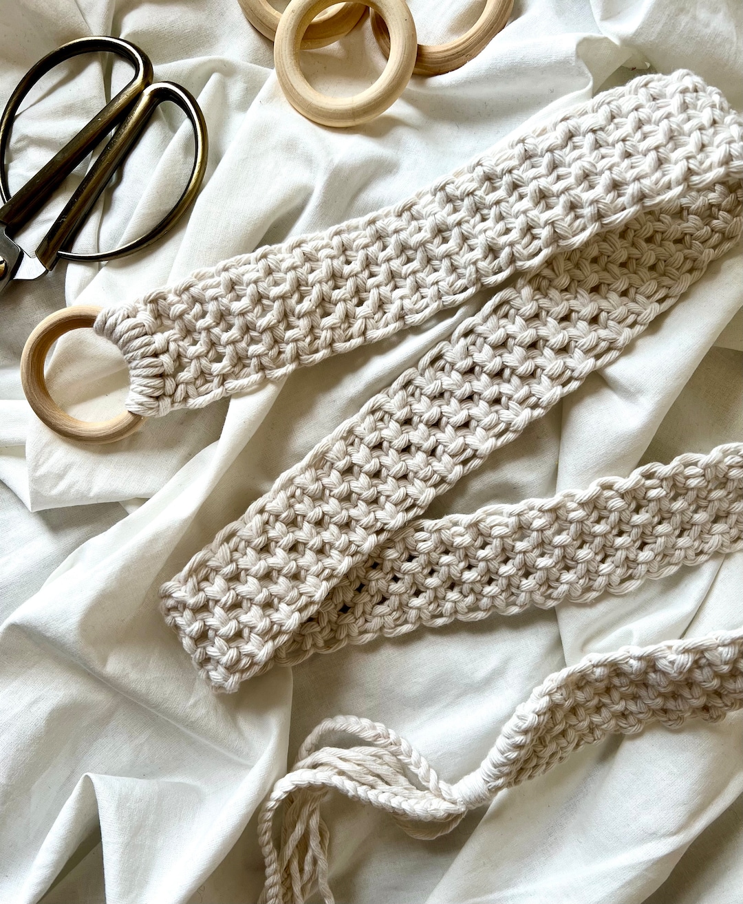 Selene Handmade Macrame Belt Bohemian Style Belt Rope Belts for Women ...