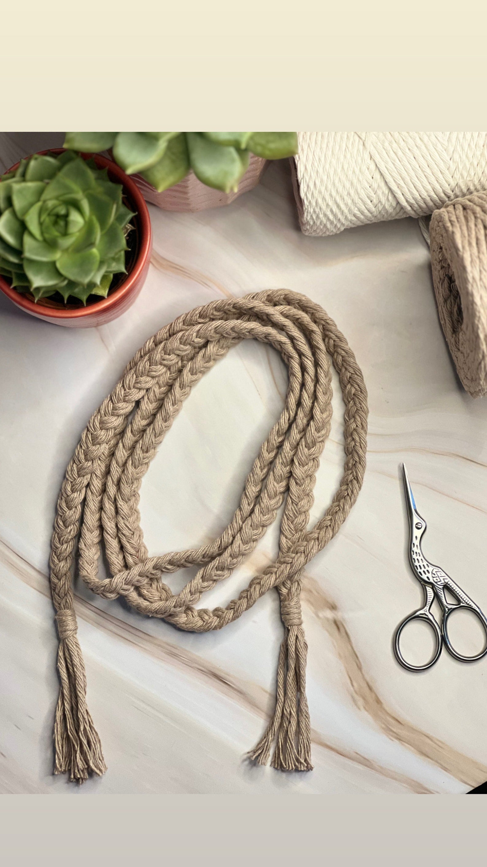 Narrow Braided Waist Belt Thin Braided Rope Belt Braided - Etsy