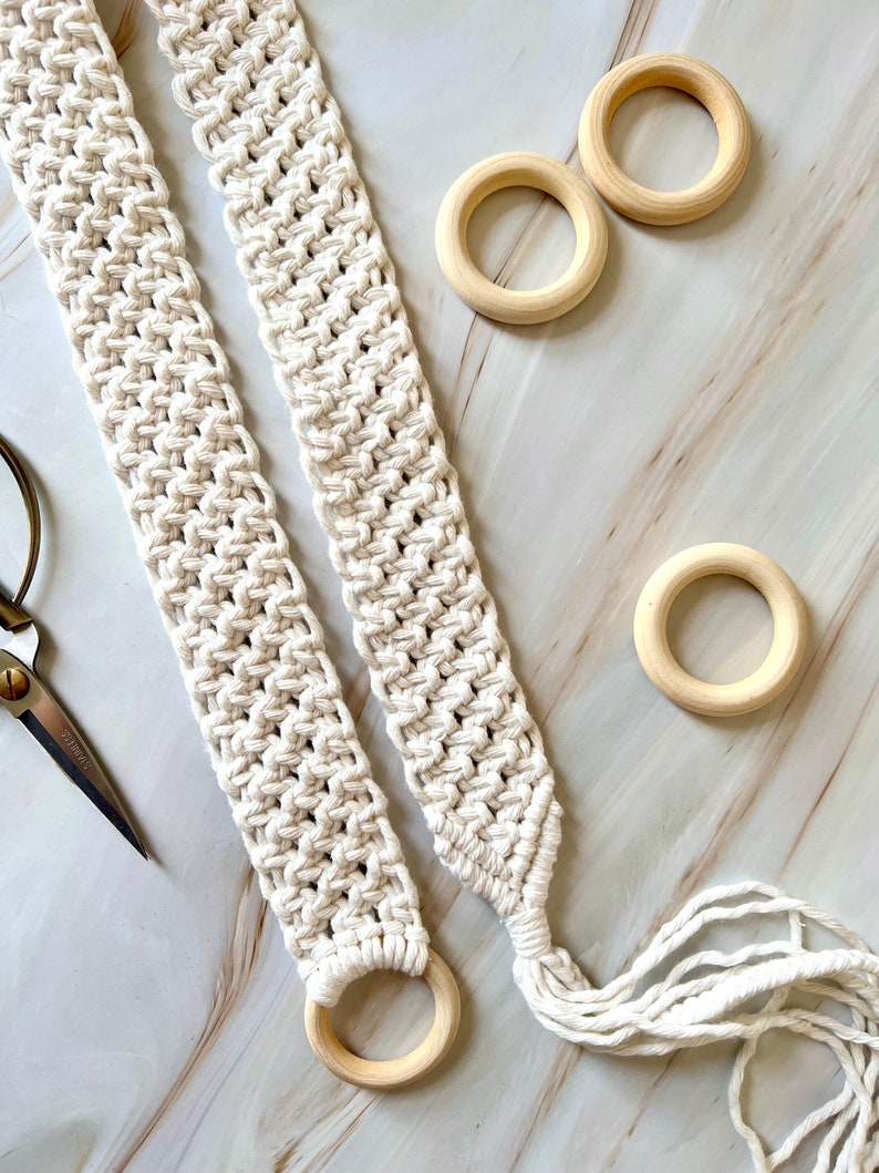 Selene Handmade Macrame Belt Bohemian Style Belt Rope Belts for Women ...