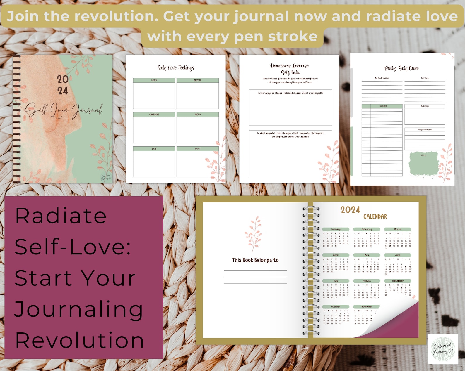 Self-love Journala Sanctuary of Daily Self-discovery and ...