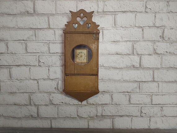 Primitive / Antique Clock Box Circa 1900 From Quebec Canada | Etsy