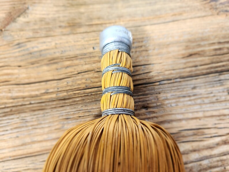 Primitive Antique Farmhouse Straw Hand Broom - Vintage Whisk Broom ...