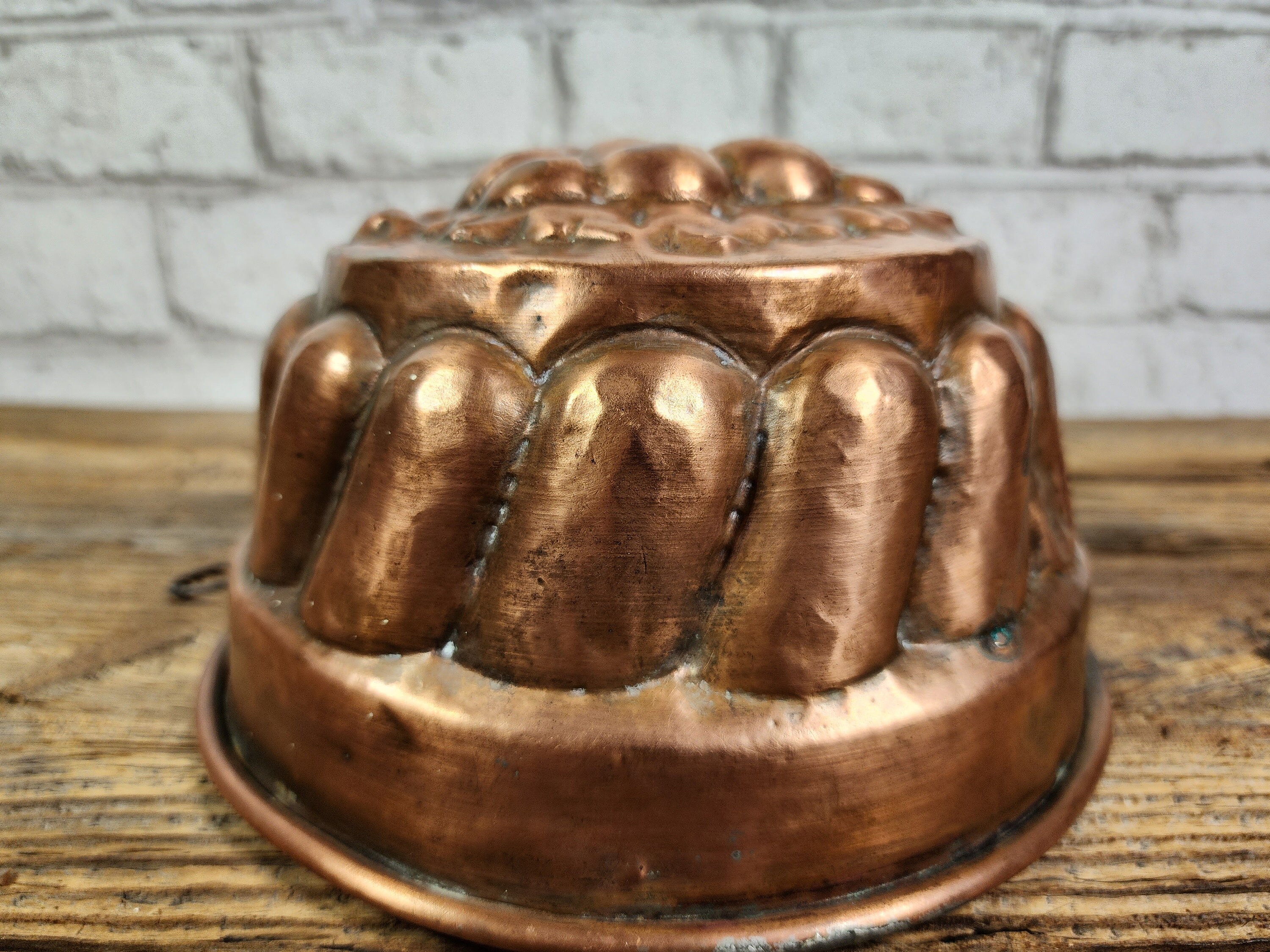Large Antique Copper Jelly Mold Hand Hammered Copper Mold - Etsy