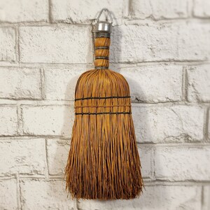 Primitive Antique Farmhouse Straw Hand Broom - Vintage Whisk Broom ...
