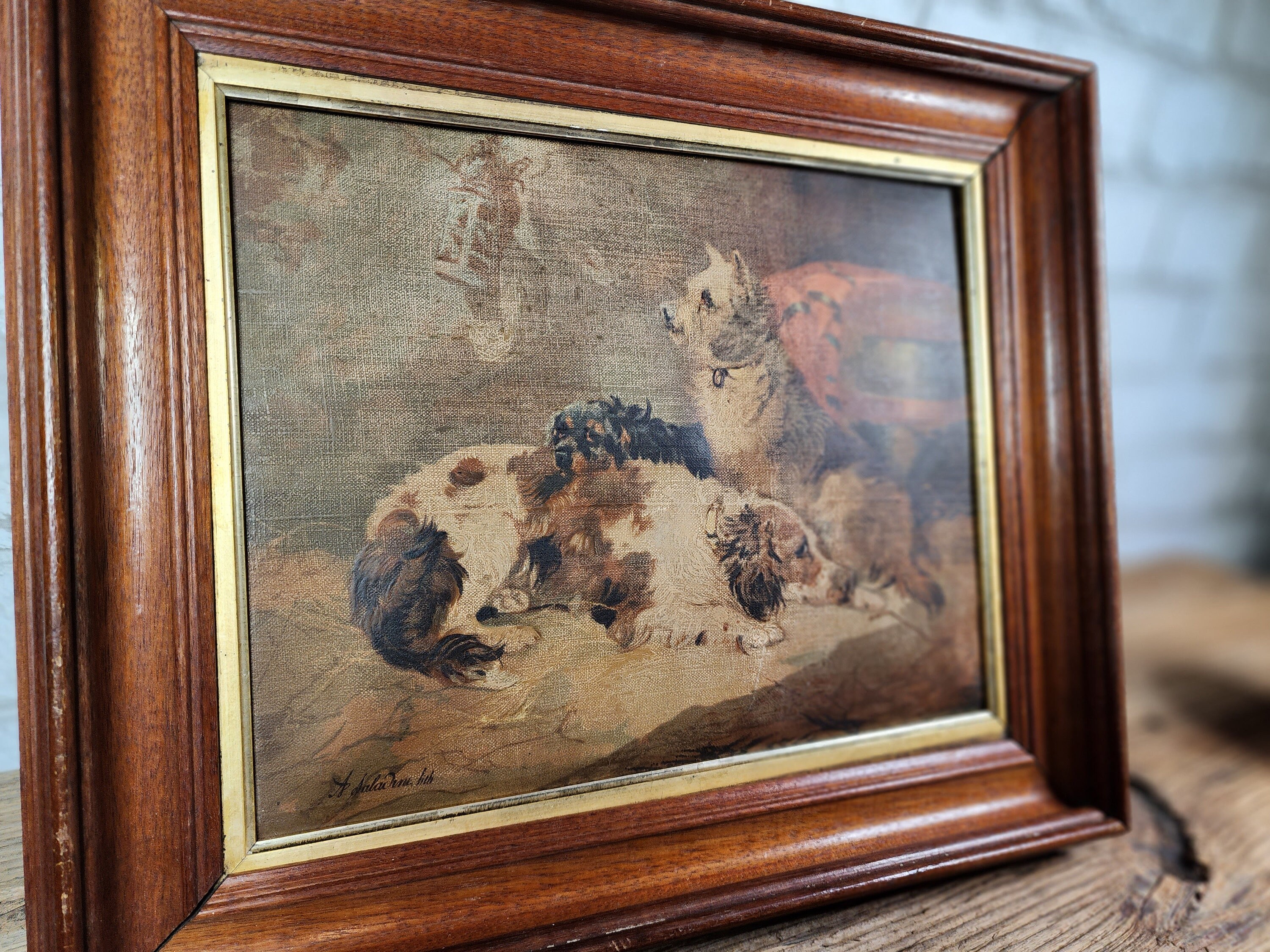 Antique Signed Victorian Lithograph Wallpaper Sample With 3 - Etsy