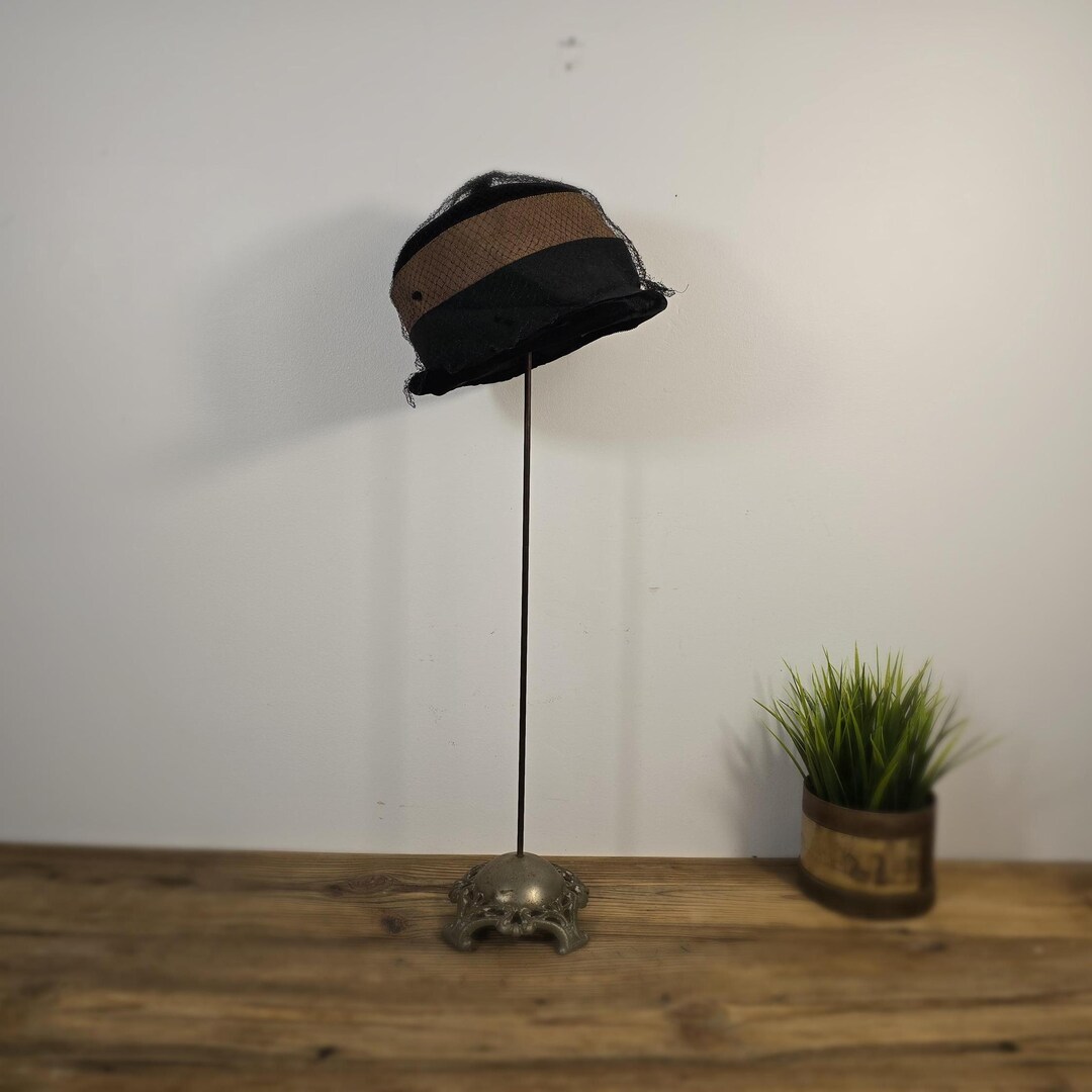 Antique Hat Stand Victorian Cast Iron Millinery Display Stand 1800s ...