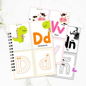 Spanish Alphabet Flash Cards ABC Flash Cards Alphabet Cards ...