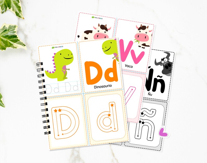 Spanish Alphabet Flash Cards ABC Flash Cards Alphabet Cards ...