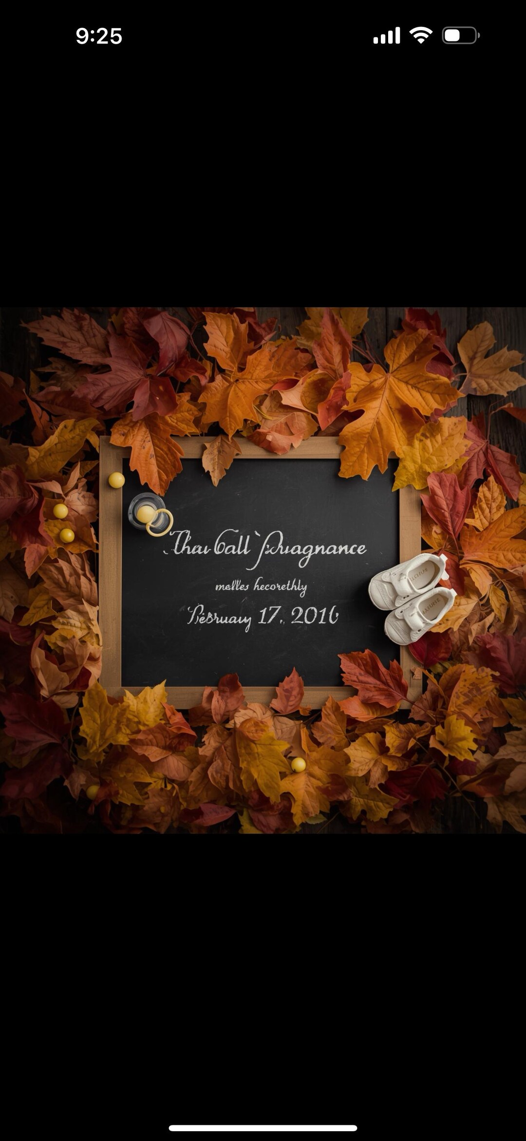 Fall Themed Digital Pregnancy Announcement - Etsy