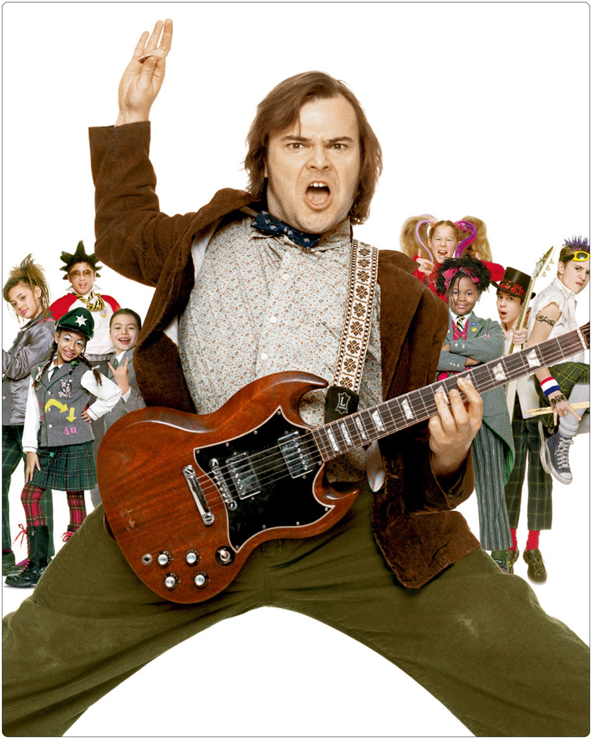 School of Rock Jack Black Movie Art Poster METAL Print Plaque | Etsy