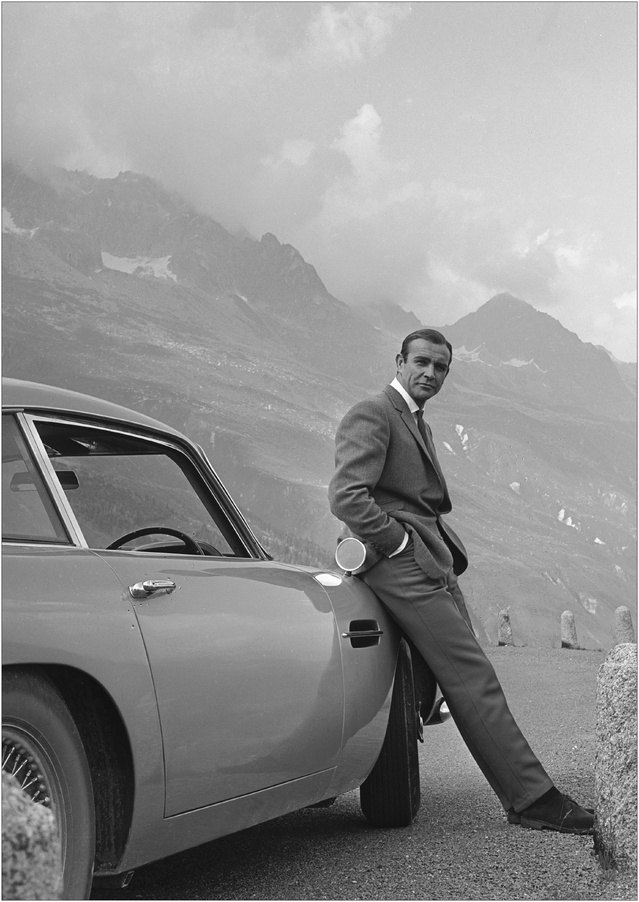 Vintage Sean Connery James Bond classic movie art gran póster | Etsy