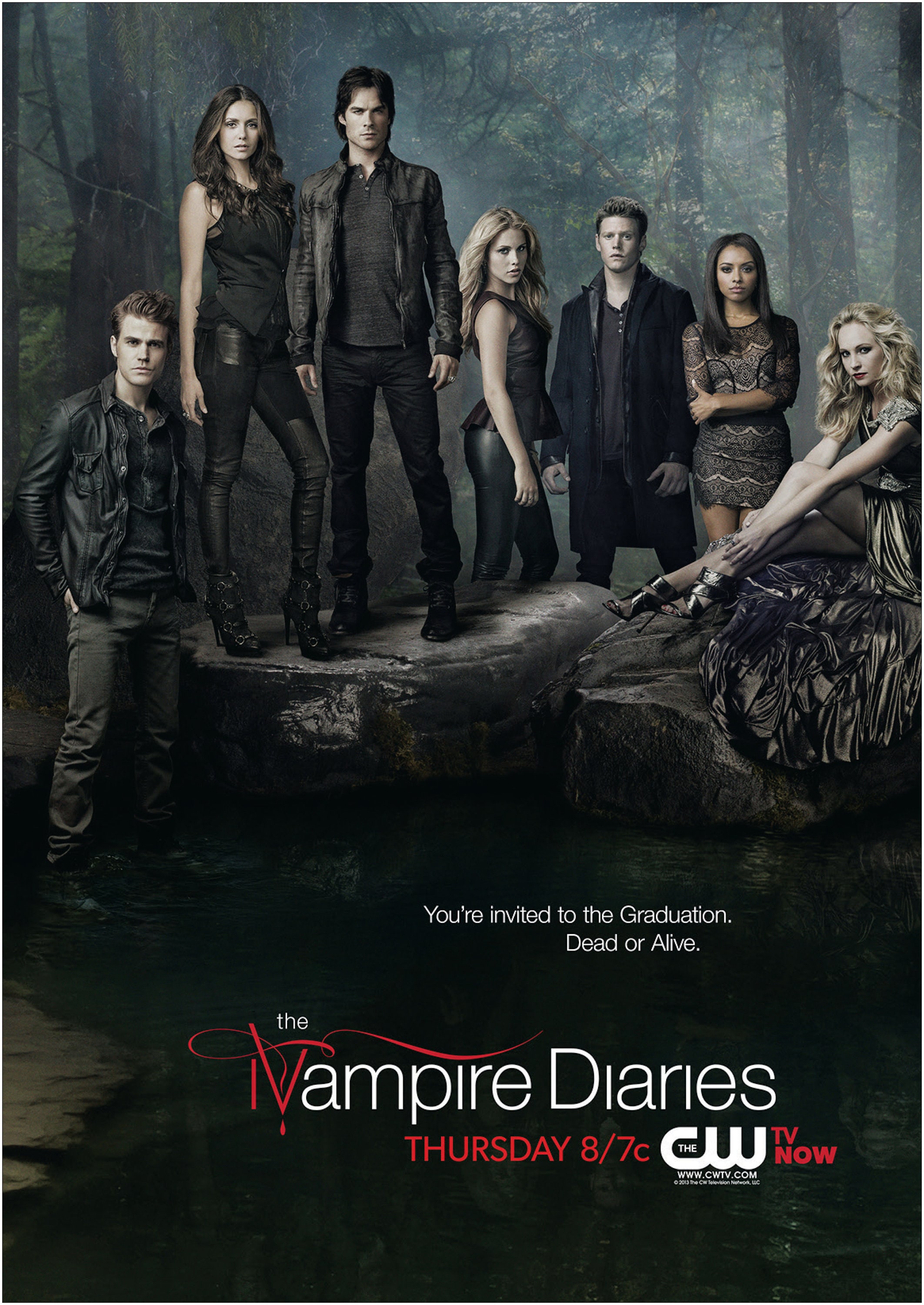 The Vampire Diaries Art Large Poster Print Gift in Multiple | Etsy