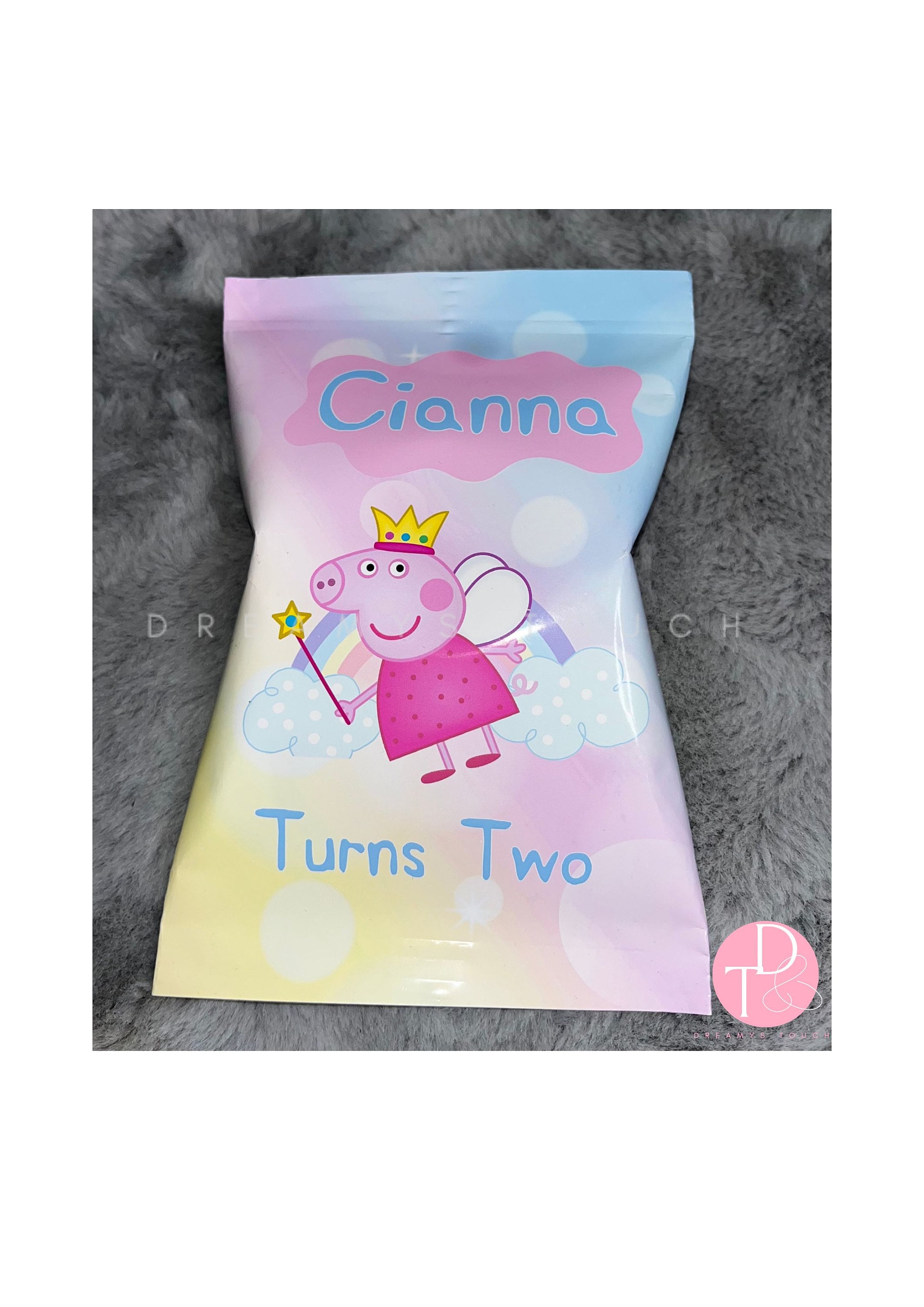 Peppa Pig Personalised Chip Packet Peppa Party Peppa Birthday Party ...