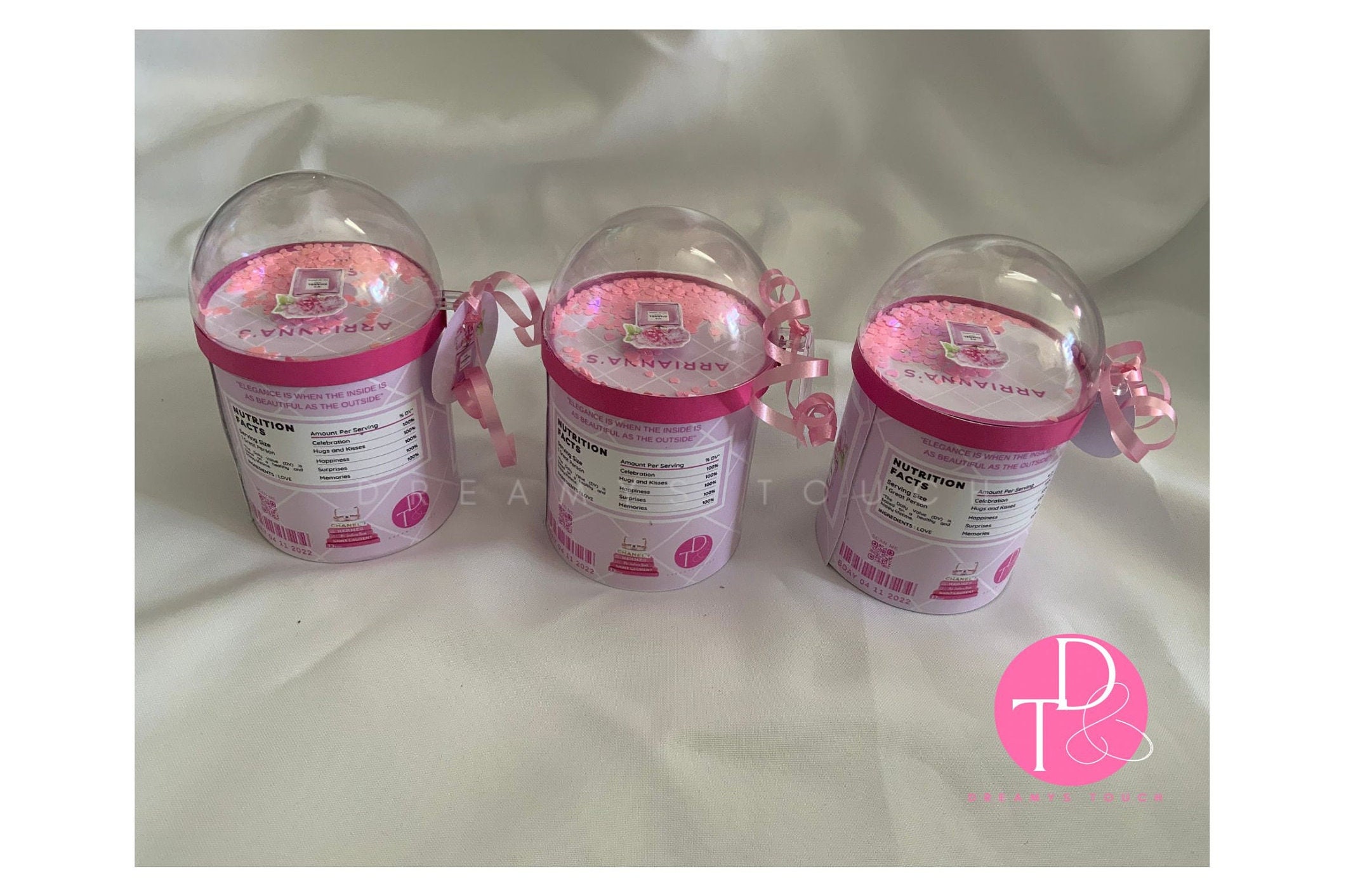 Pink Floral Pringle Party Favor | Floral Party | Floral Birthday Party ...