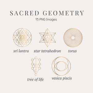 Gold Sacred Geometry High Resolution PNG Images - Etsy