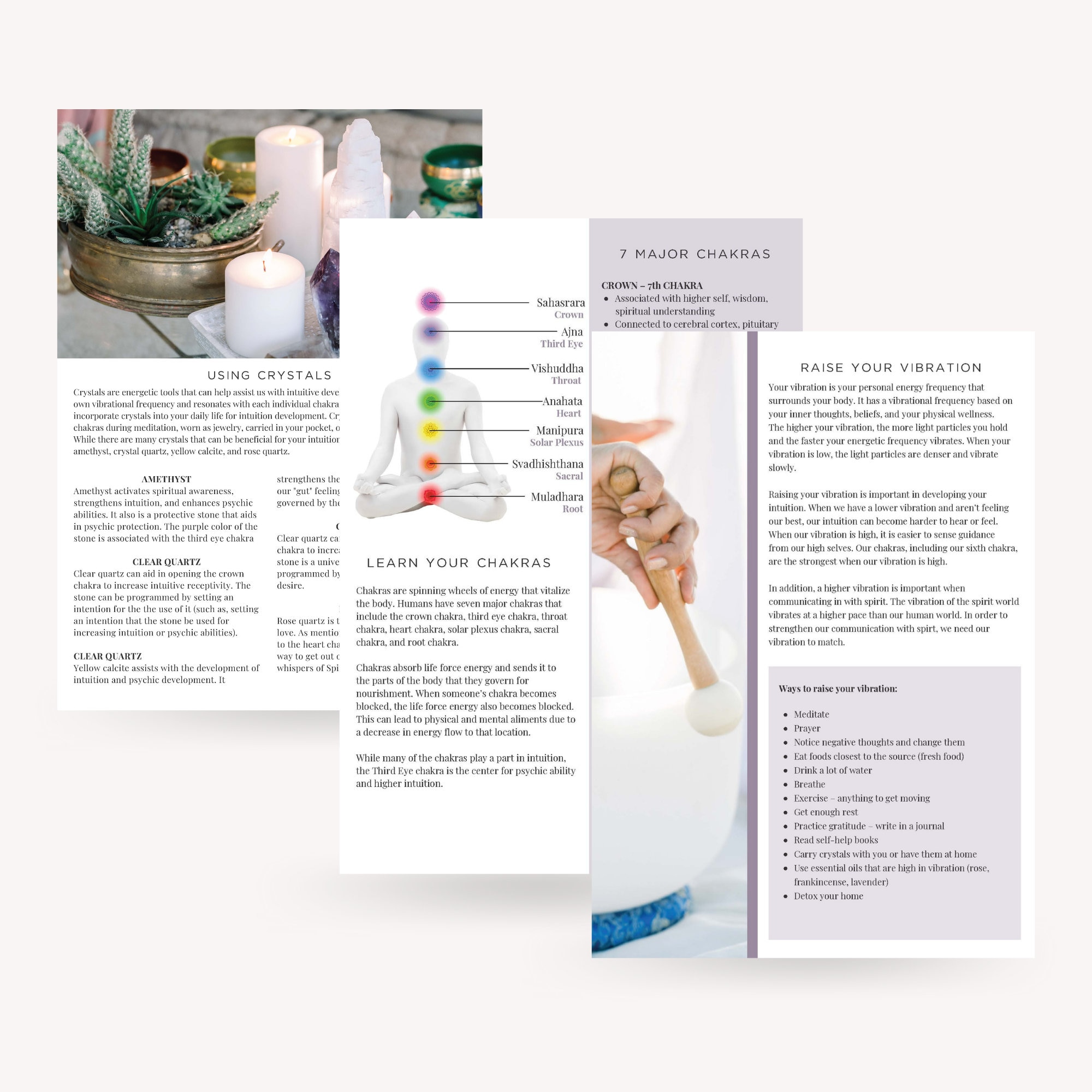 Develop Your Intuition Workbook Fillable PDF 20 Pages - Etsy