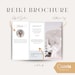 Light & Airy Reiki Brochure Template - Editable Canva Design - Etsy