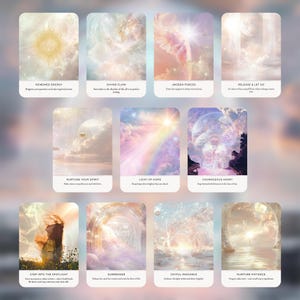 Printable Oracle Cards, 60 Printable Tarot Cards, Downloadable Oracle ...