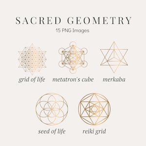 Gold Sacred Geometry High Resolution PNG Images - Etsy