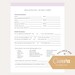 Reflexology Intake Form and Waiver - Canva Template and Fillable PDF - Etsy