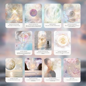Printable Oracle Cards, 60 Printable Tarot Cards, Downloadable Oracle ...