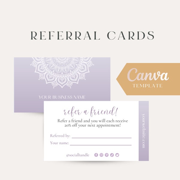 Referral Card - Etsy