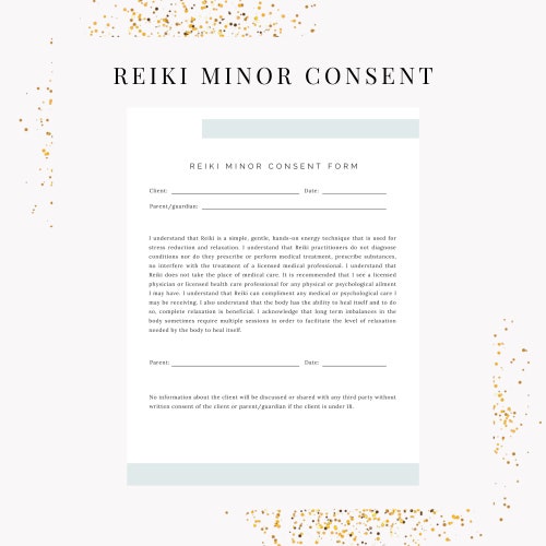 Printable Reiki Client Intake Form | Etsy