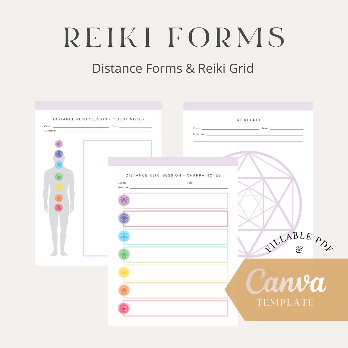 Reiki Business Form Bundle Set of 16 Forms and Printables - Etsy