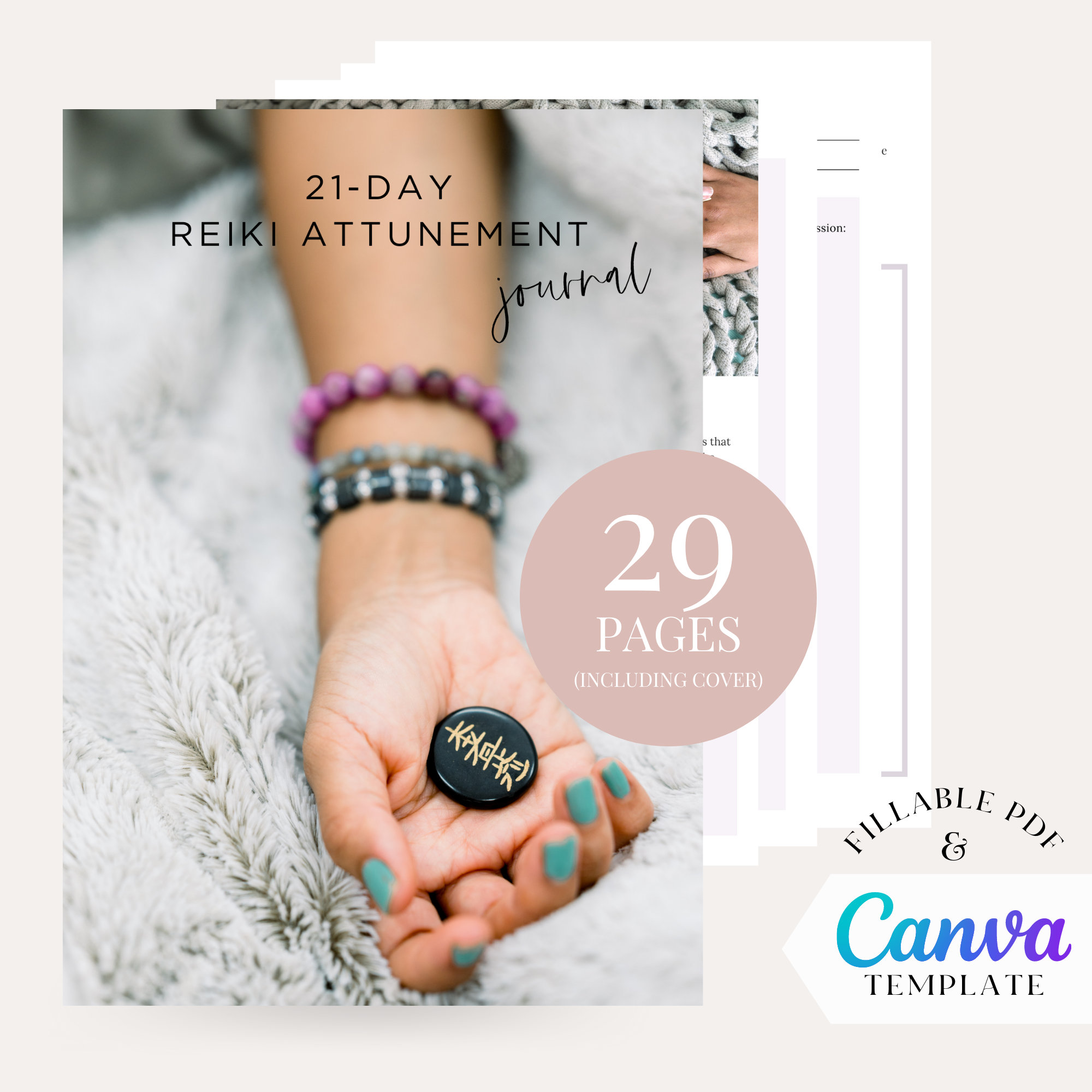 Reiki Journal 21-day Attunement Journal - Etsy