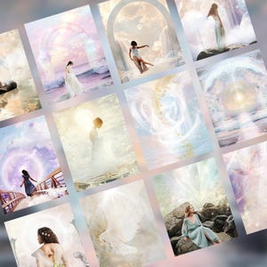 60 Digital Collage Images for Spiritual Business Branding, Marketing ...