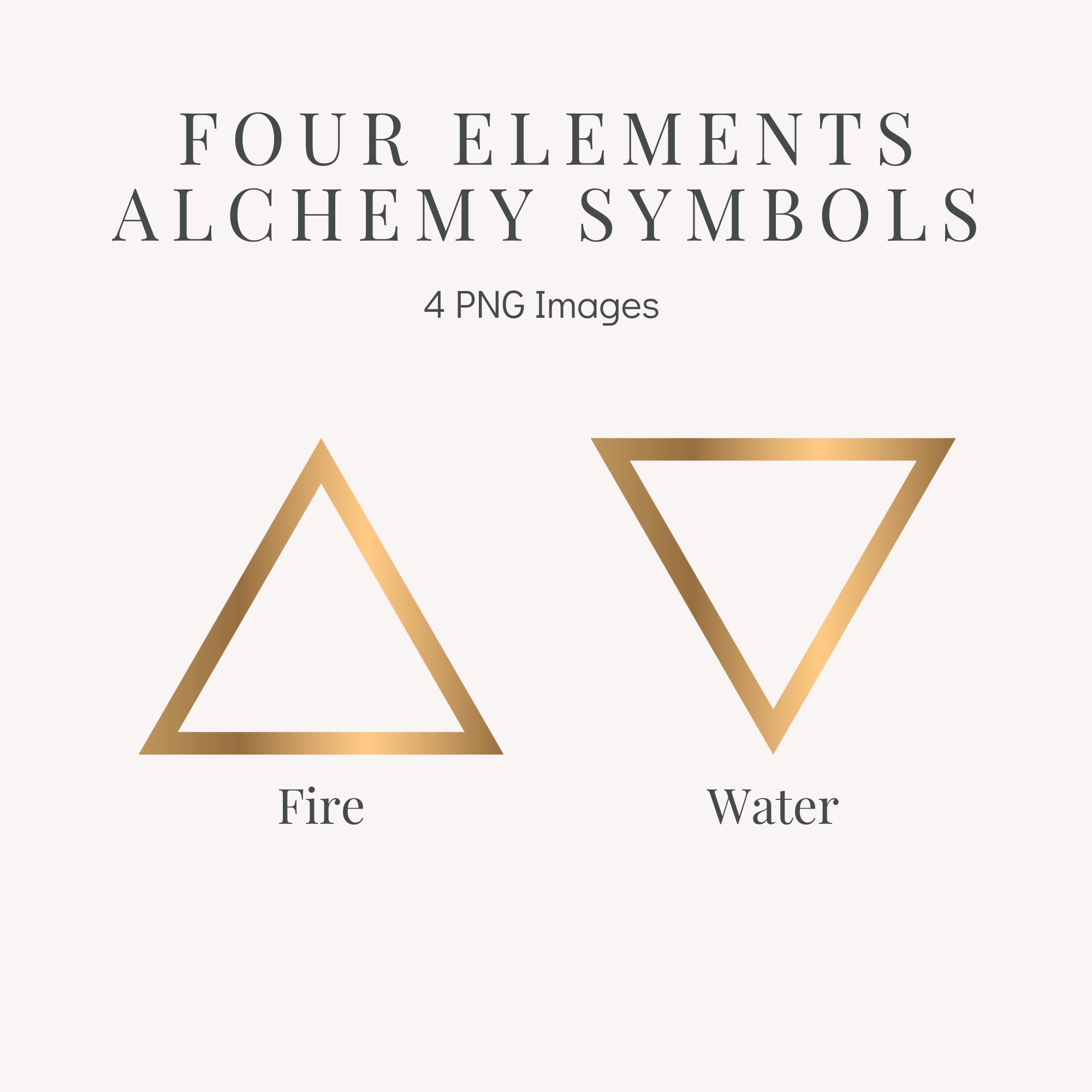 4 Elements Of Life Symbols