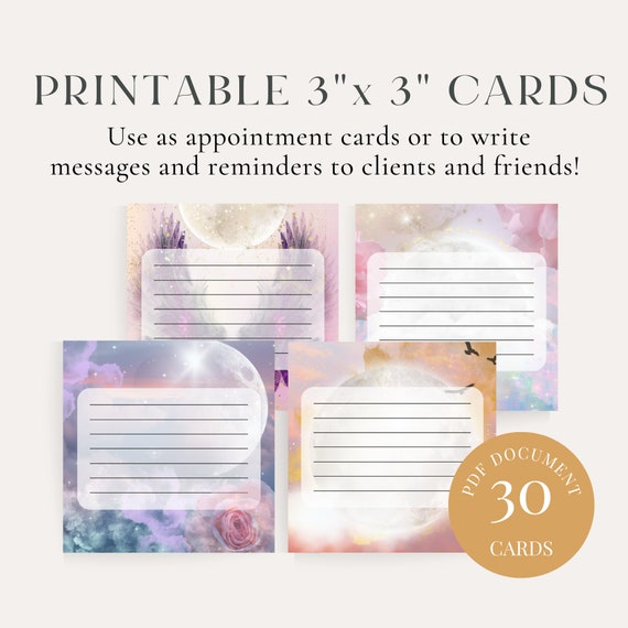 Printable Cards Appointment Cards Happiness Cards - Etsy