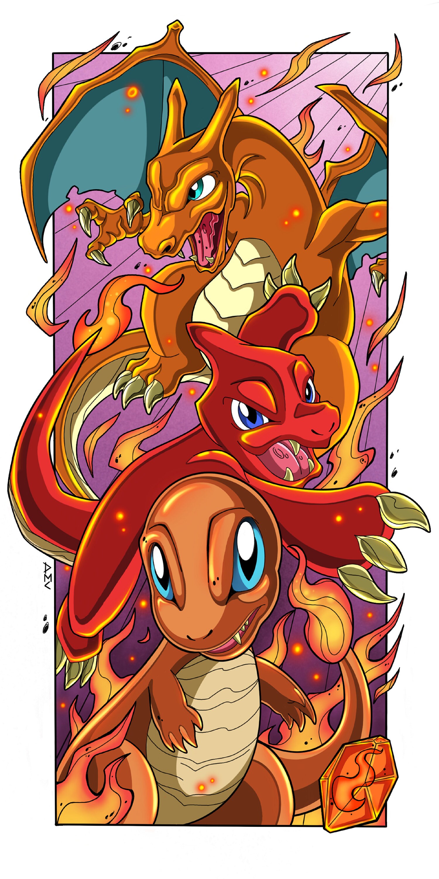 Fire Evolution 10x20 Impresión - Etsy España