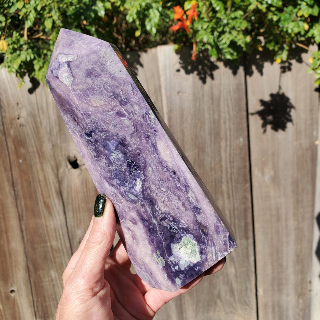 Silky Fluorite Purple Pink Crystal Tower 1260 Grams 2lbs 13oz - Etsy