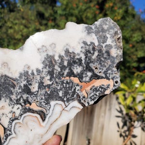 Mexican Colorful Picture Stone Dendrite Calcite Display Slab | 816 ...