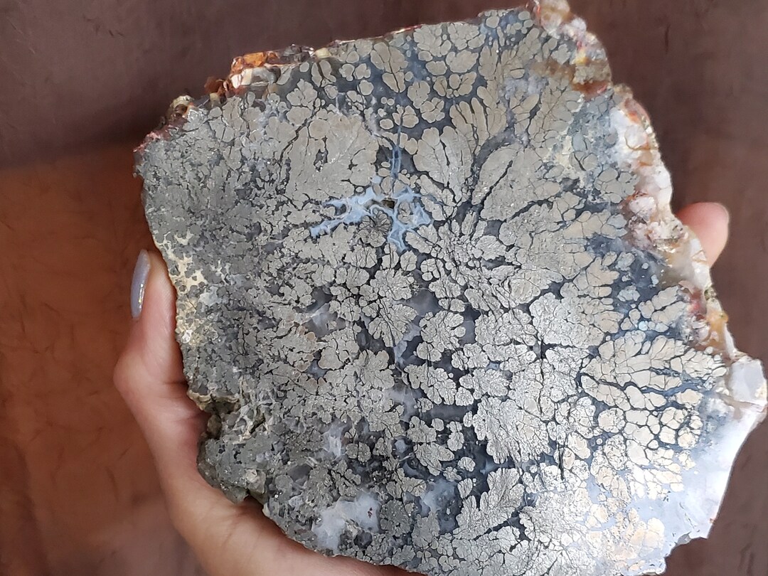 2.1lbs Large Agate Golden Pyrite Slab Slice A Grade 910 Grams - Etsy ...