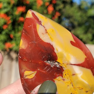 Mookaite Yellow Red Crystal Rhombus Freeform 128 Grams - Etsy