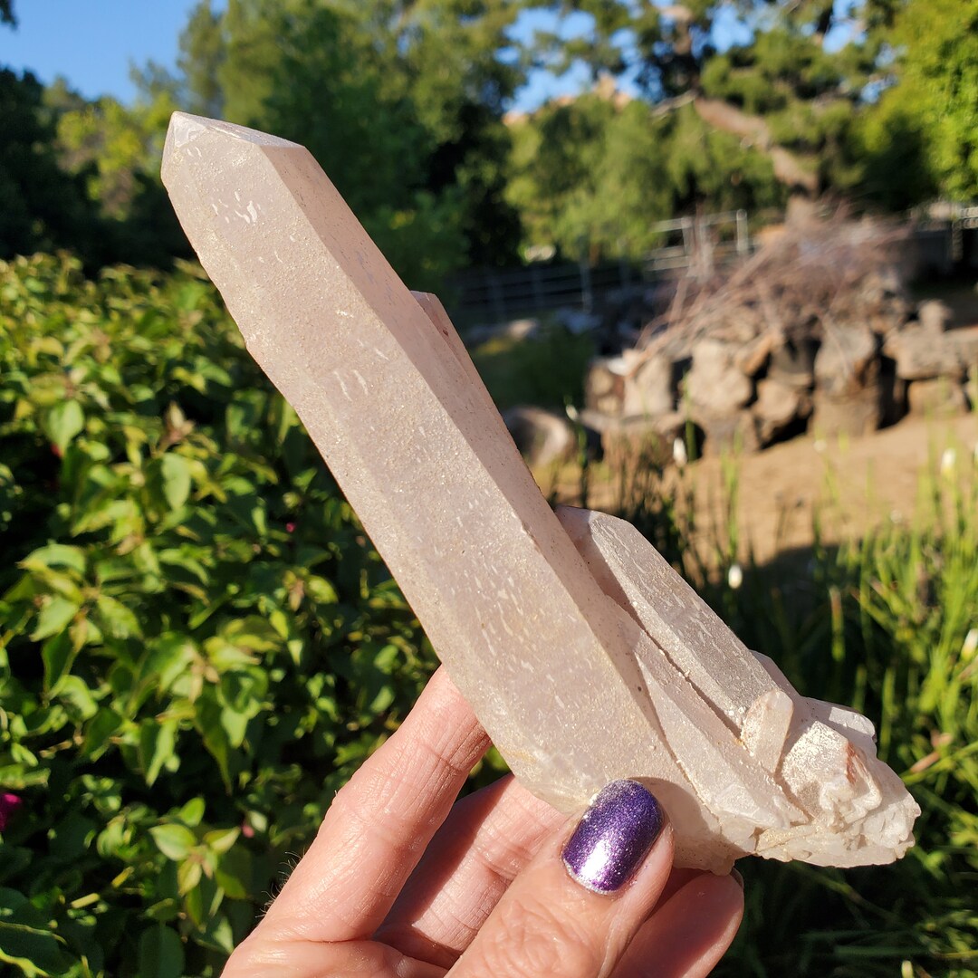 Inner Mongolian Quartz Candle Crystal Specimen Cluster 202 Grams - Etsy