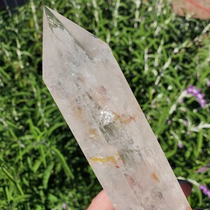 Clear Quartz Crystal Tower Point W/ Iron Inclusion AA Grade 350 Gram ...