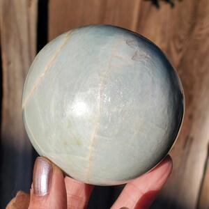 Green Moonstone Flashy Crystal Ball Sphere 508 Grams 72mm 1lbs 2oz - Etsy