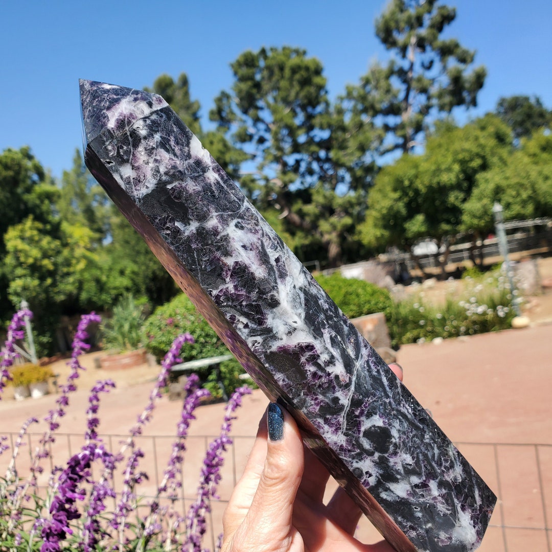 Purple Sphalerite Crystal Tower A Grade 1070 Grams 2lbs 6oz - Etsy