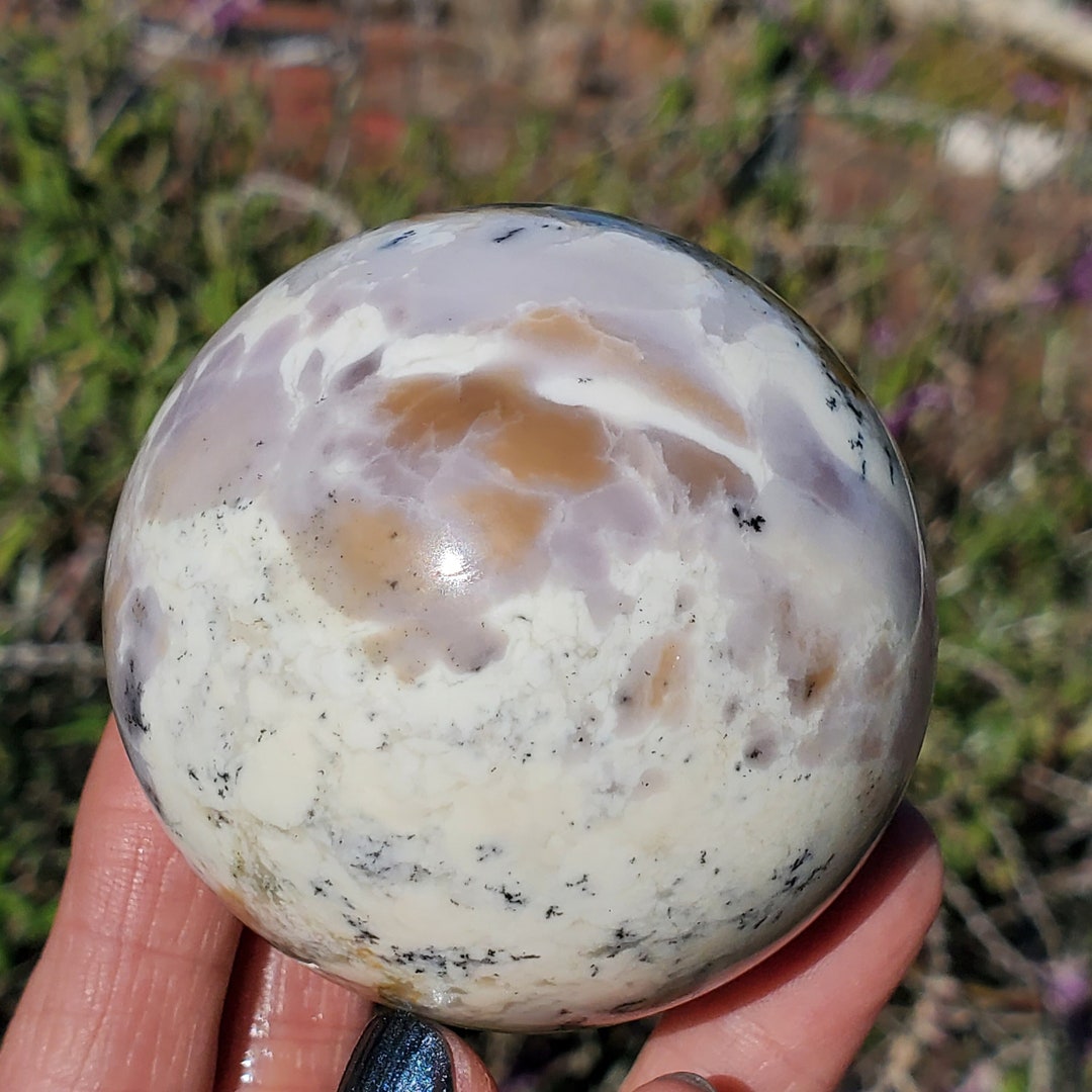 Opal Dendrite Dendritic Crystal Chalcedony Sphere Indonesia | 64mm ...