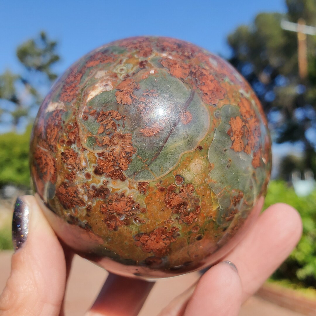 Volcanic Rhyolite Poppy Flower Firework Cherry Blossom 468 Grams 75 Mm ...