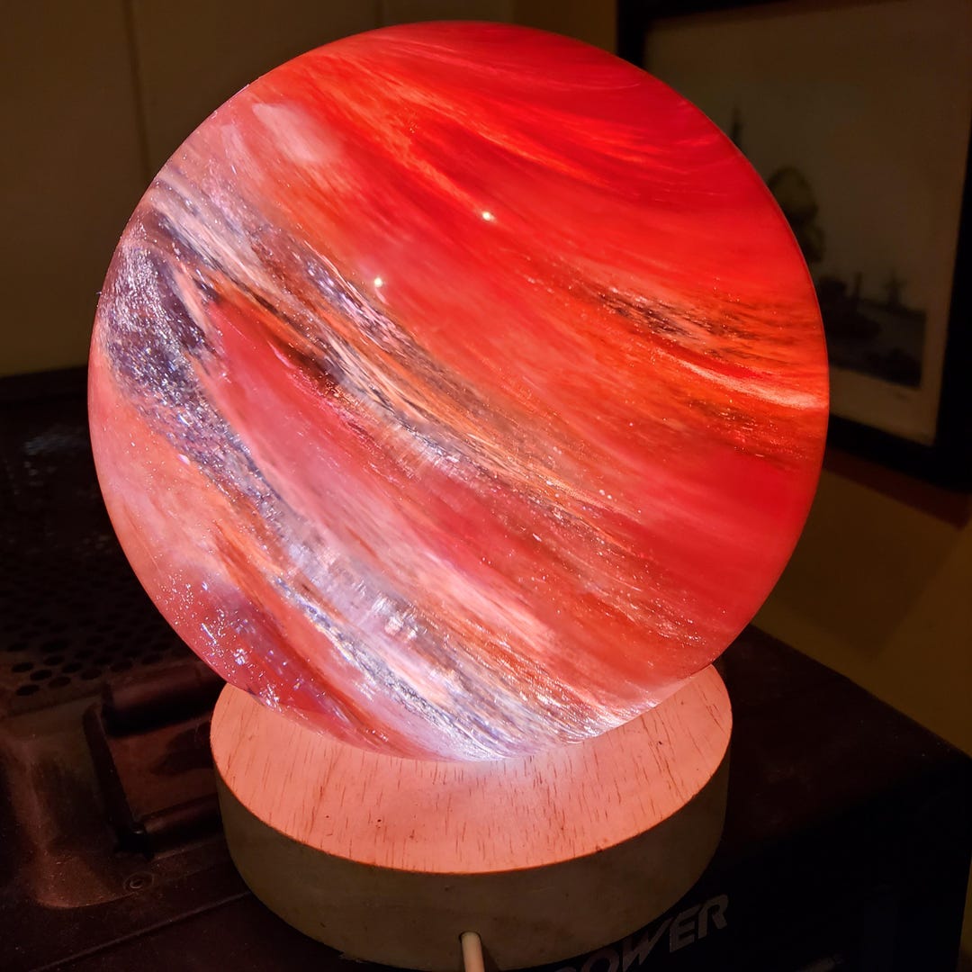 Red Quartz Smelting W/ Cloud Crystal Sphere 2120 Grams | 115mm - Etsy