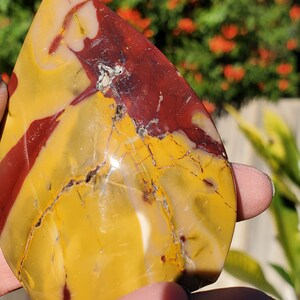 Mookaite Yellow Red Crystal Rhombus Freeform 128 Grams - Etsy