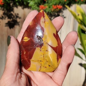 Mookaite Yellow Red Crystal Rhombus Freeform 128 Grams - Etsy