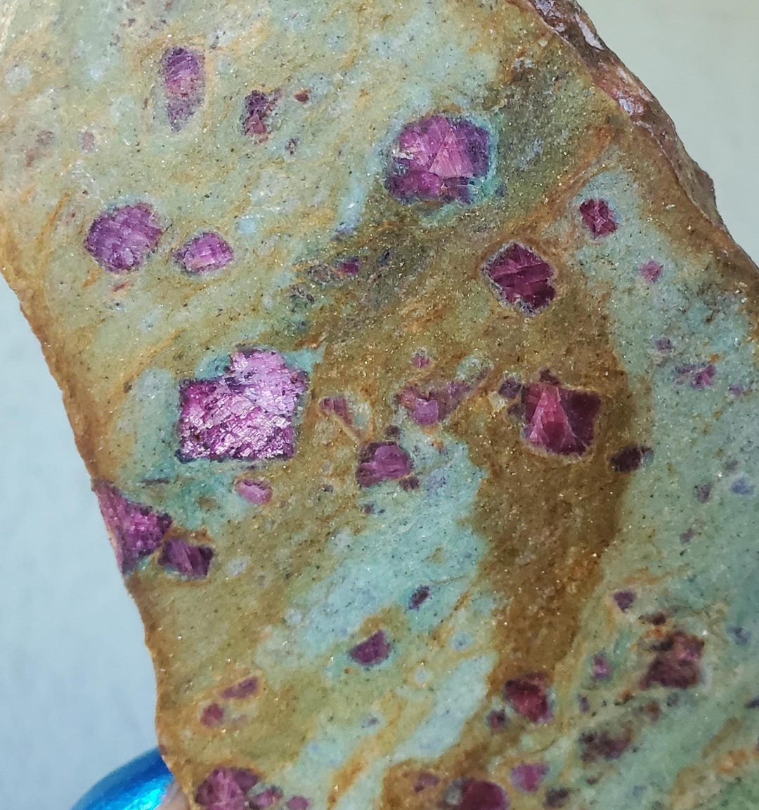 Ruby Fuchsite Crystal Polished Display UV Specimen Slab 360 Grams - Etsy