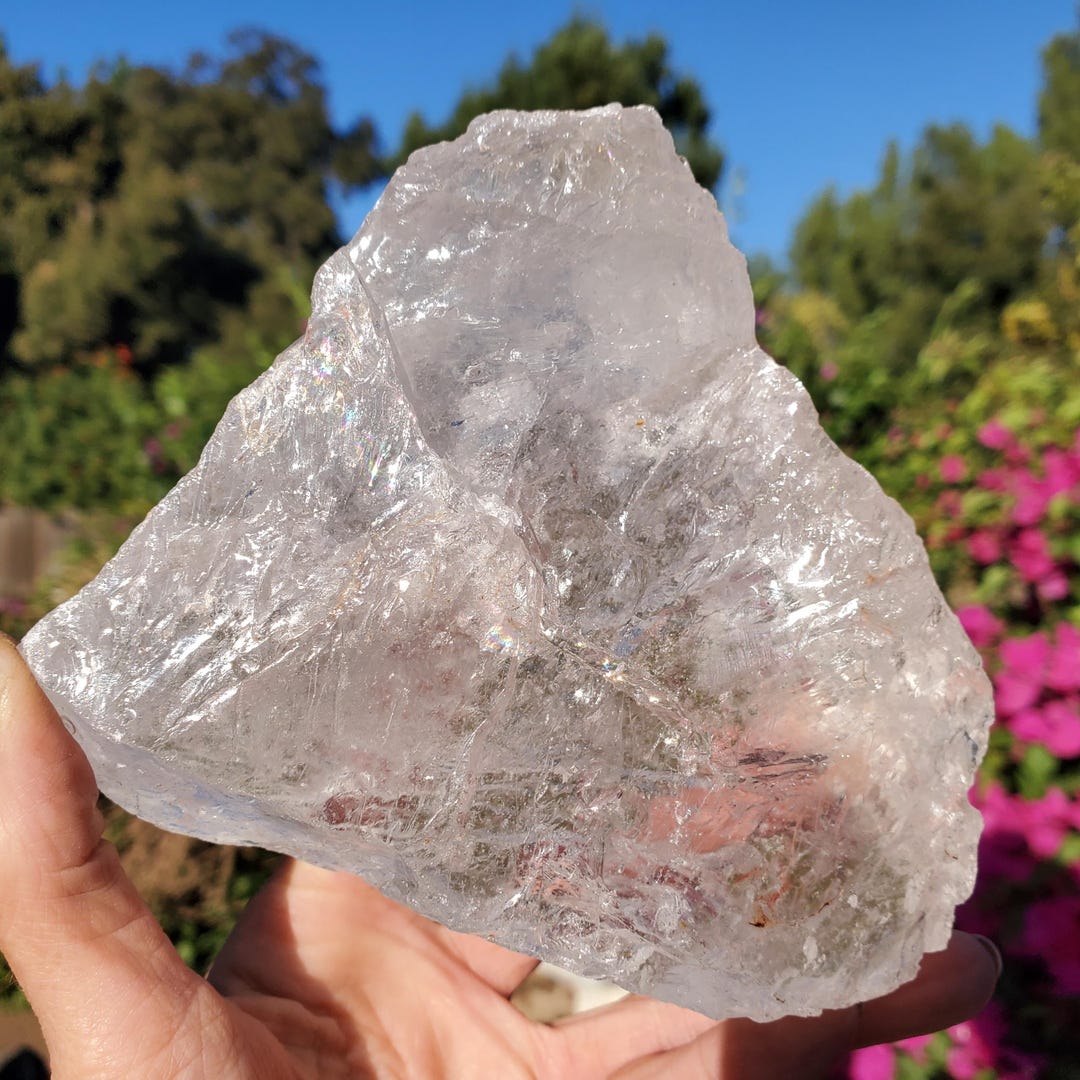 Raw Clear Quartz Crystal Chunk Rock Stone | A Grade 912 Gram | 2bs 1oz ...